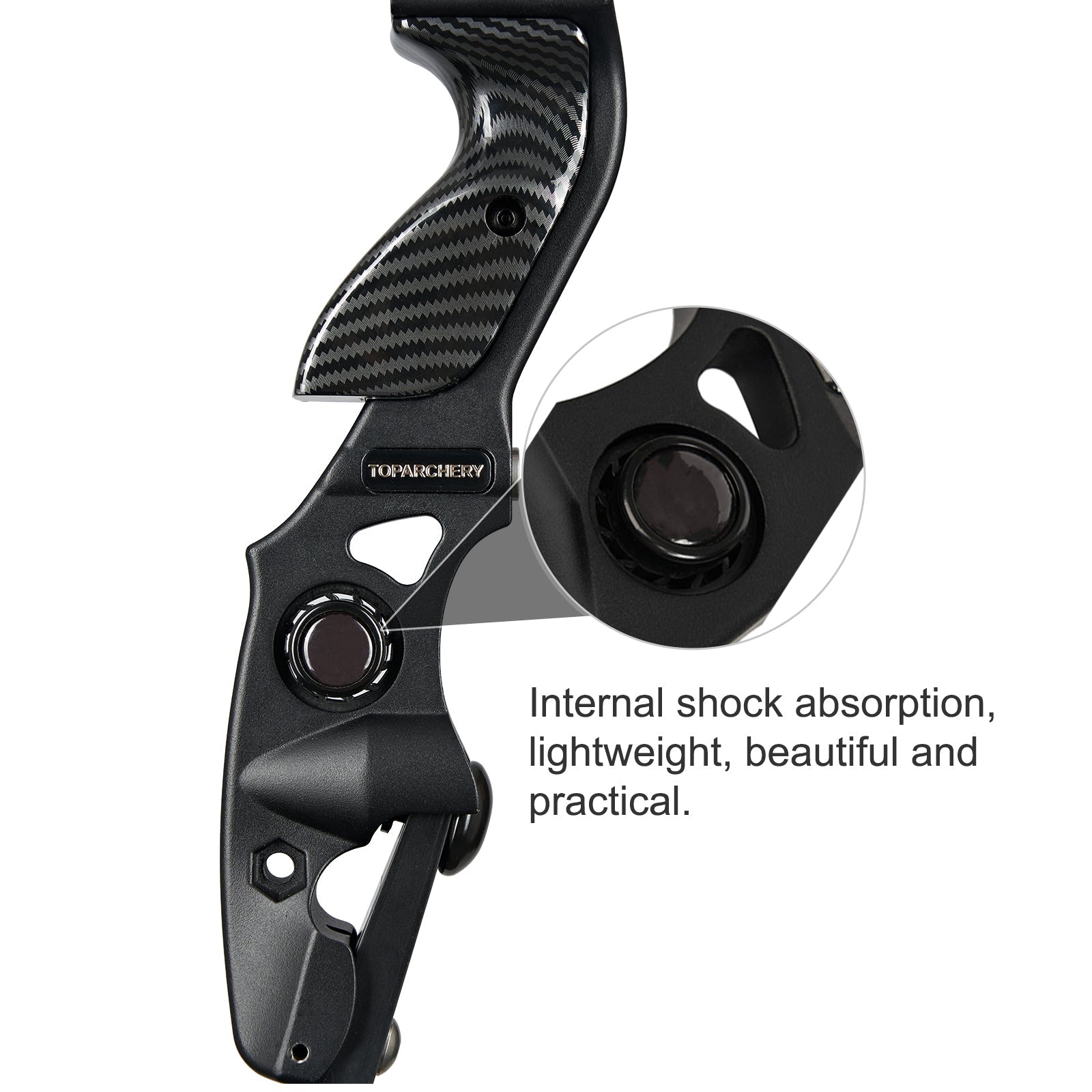 Archery 62" ILF Recurve Hunting Bow Set Aluminum Alloy Riser Right Han ...