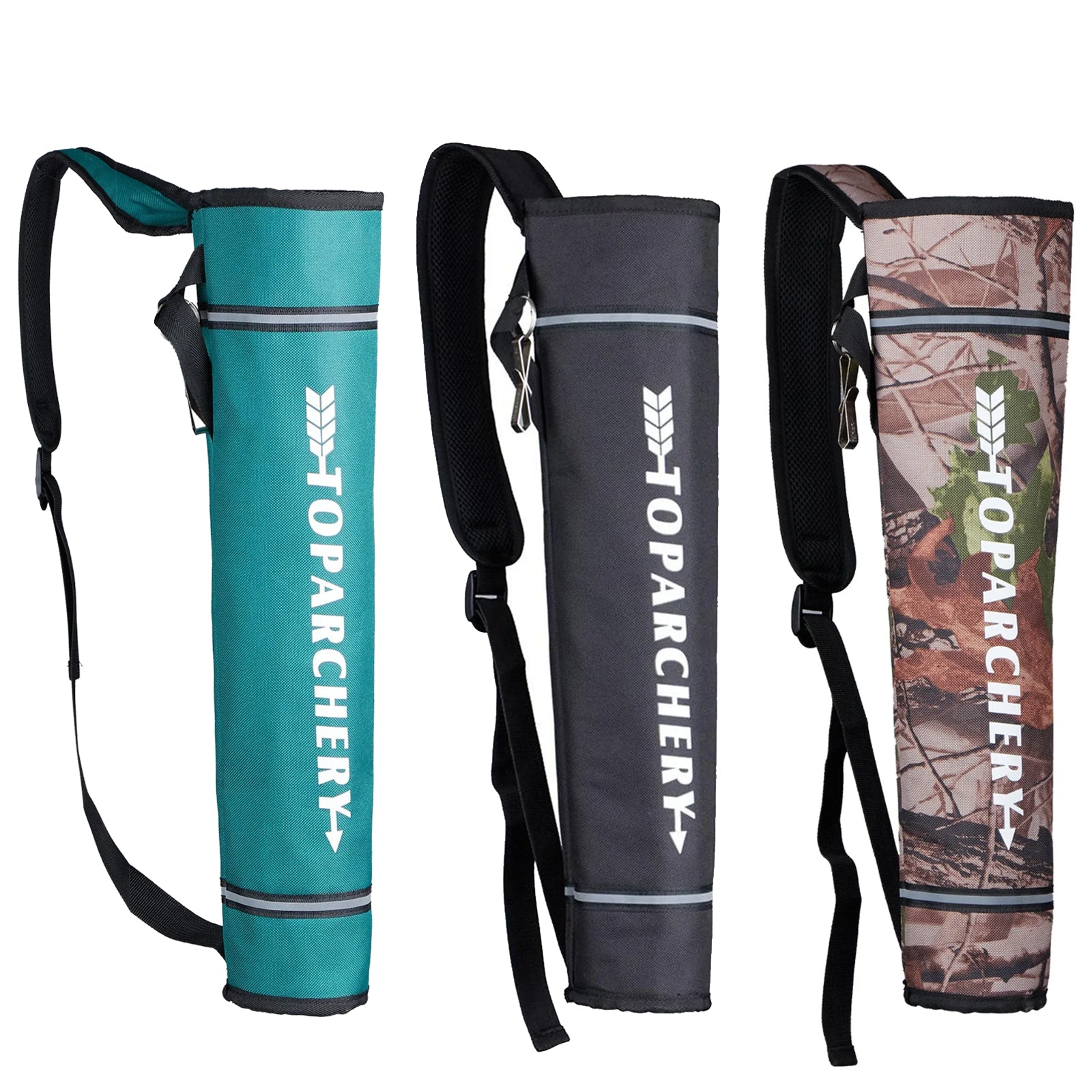 Archery Back Arrow Quiver Holder Adjustable Arrow Bag for Bow Hunting ...