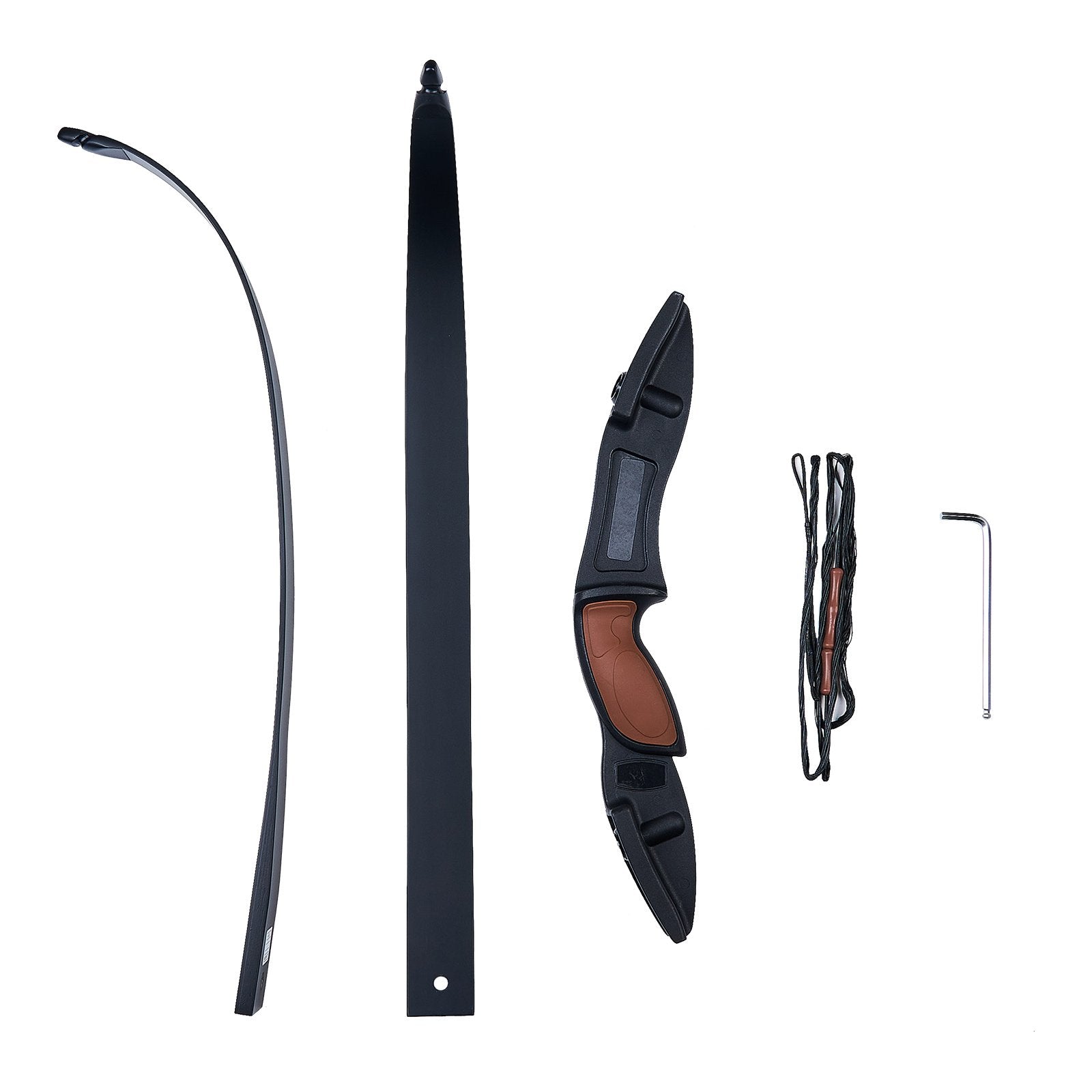 56" Combat Archery Ambidextrous Takedown Recurve Bow Left Right Handed ...