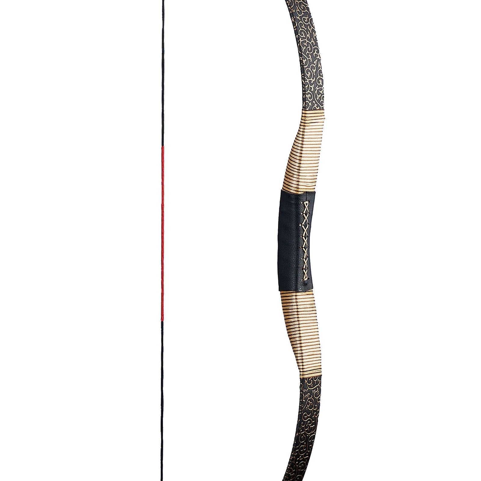 48"-54" Archery Traditional Recurve Bow Mongolian Horse Bow 30-50lbs ...