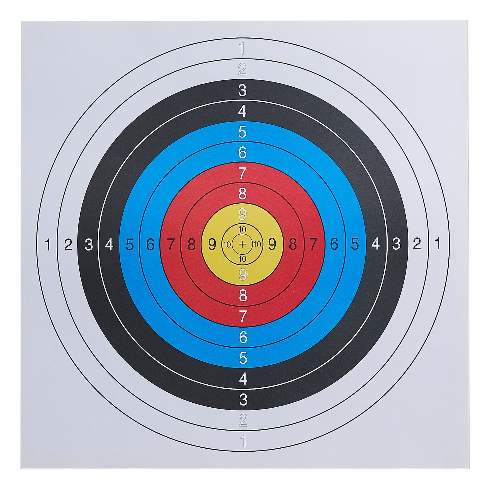 12Pcs Archery Target Paper Face 43x43cm Practice Training Paper for Re ...
